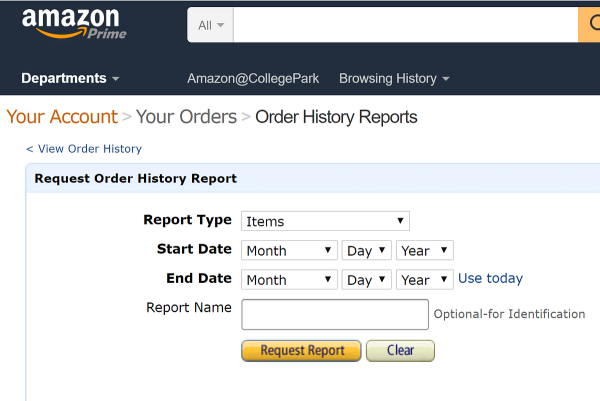 Amazon Order History Report: Download Your Full Purchase History